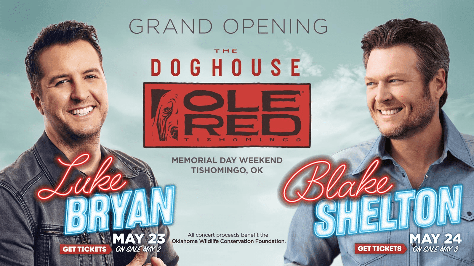 Blake Shelton, Luke Bryan to play Ole Red concert venue grand opening ...