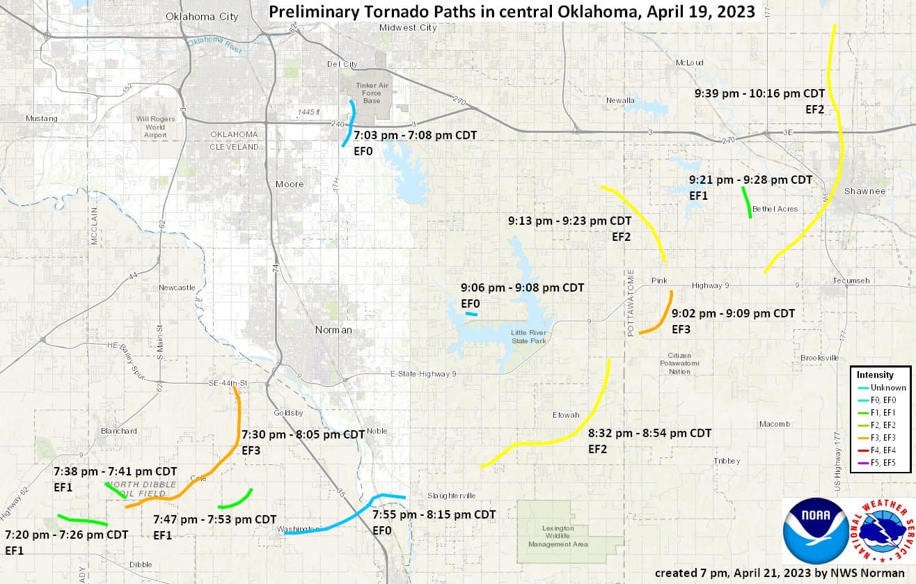 12 tornadoes confirmed in deadly Oklahoma outbreak | Verified News Network